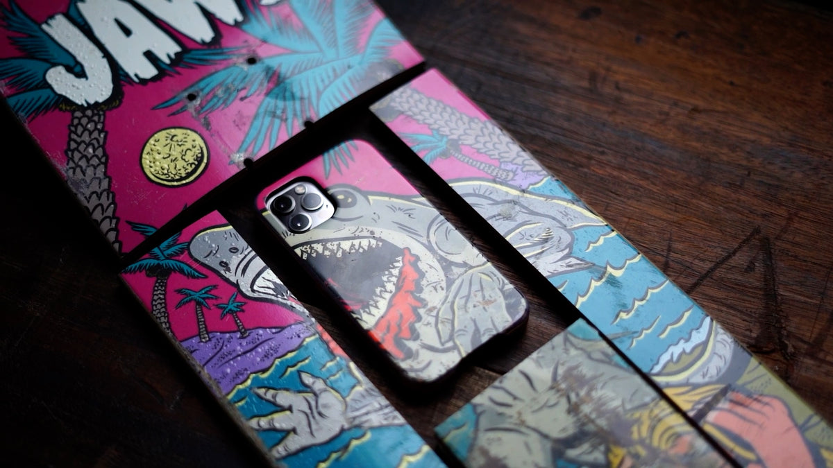 Turning Tony Hawk's Old Skateboards to Phone Cases - Carved